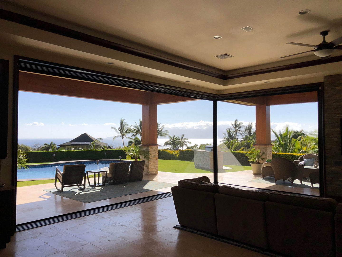 The Horizon Retractable Screens for Large Openings | Patio Gurus